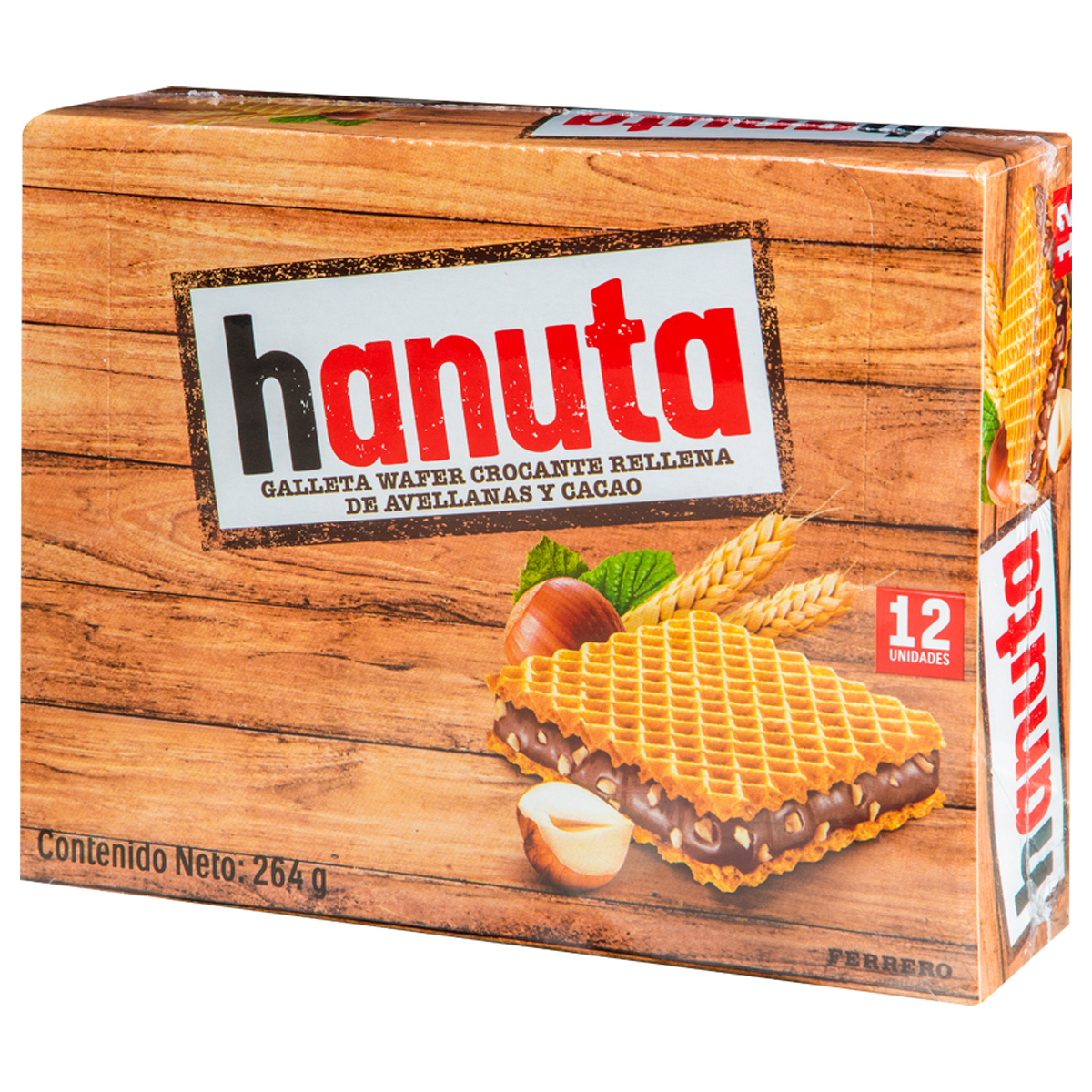Pack 12 und Galleta Wafer Hanuta 264g - 921268