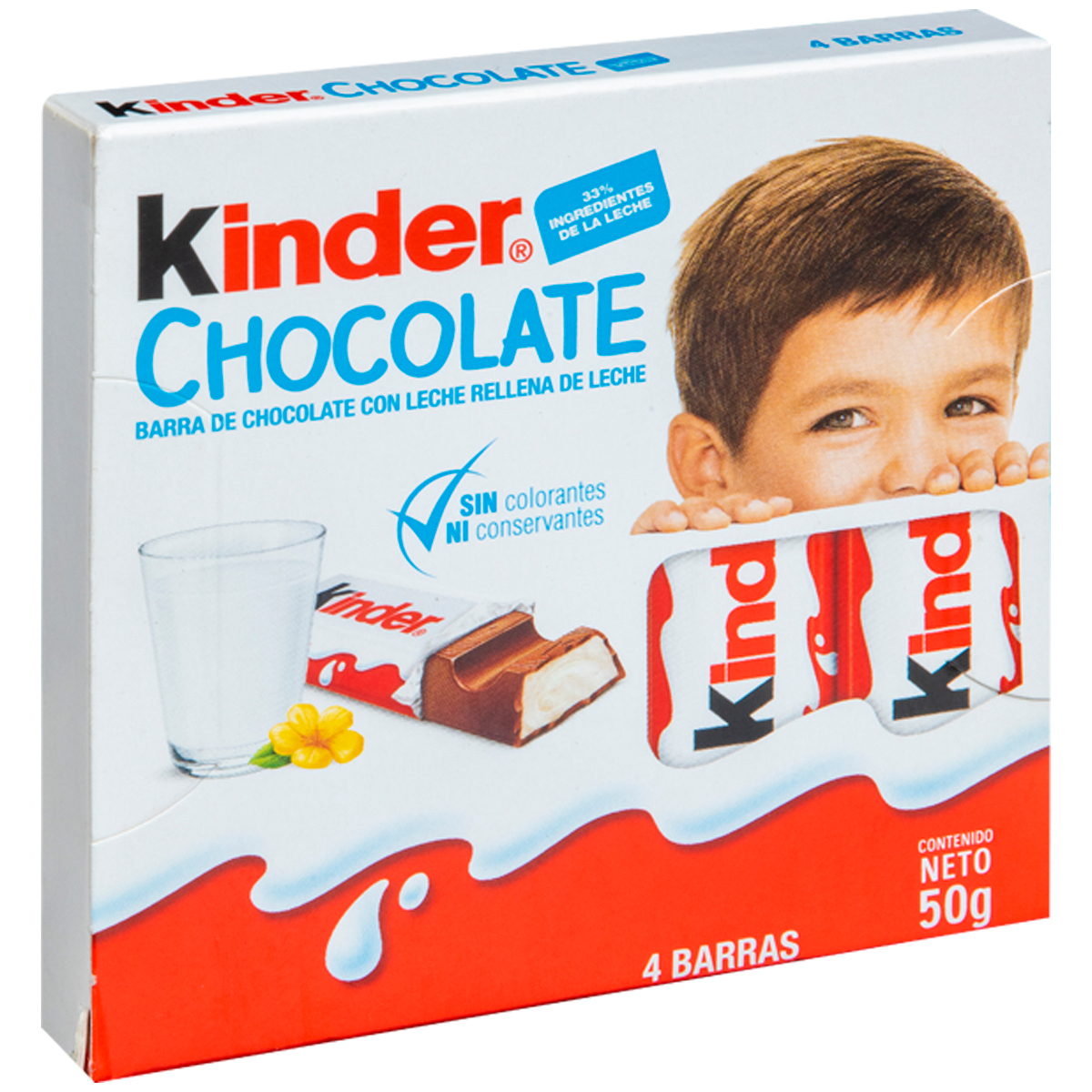 Pack 4 Uds Chocolate Kinder 50g - 921169