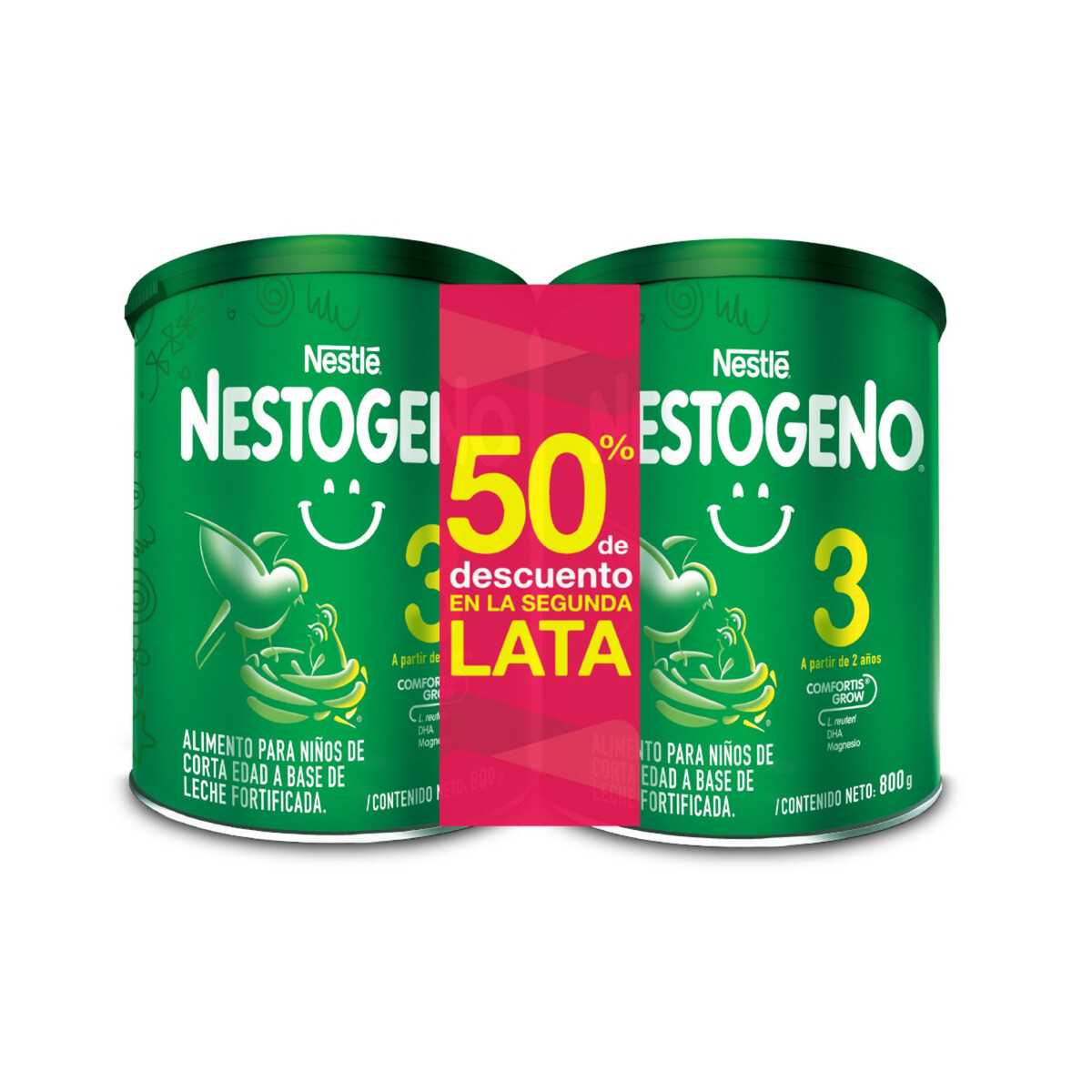 Pack 2 Uds Fórmula Nestogeno Comfort Digestivo Etapa 3 - 1.6kg - 921313