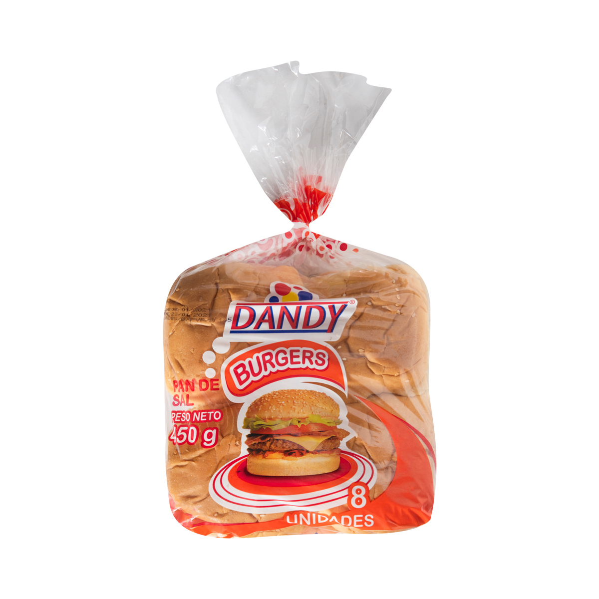 Pack 8 und Pan Hamburguesa Dandy 450g - 921430