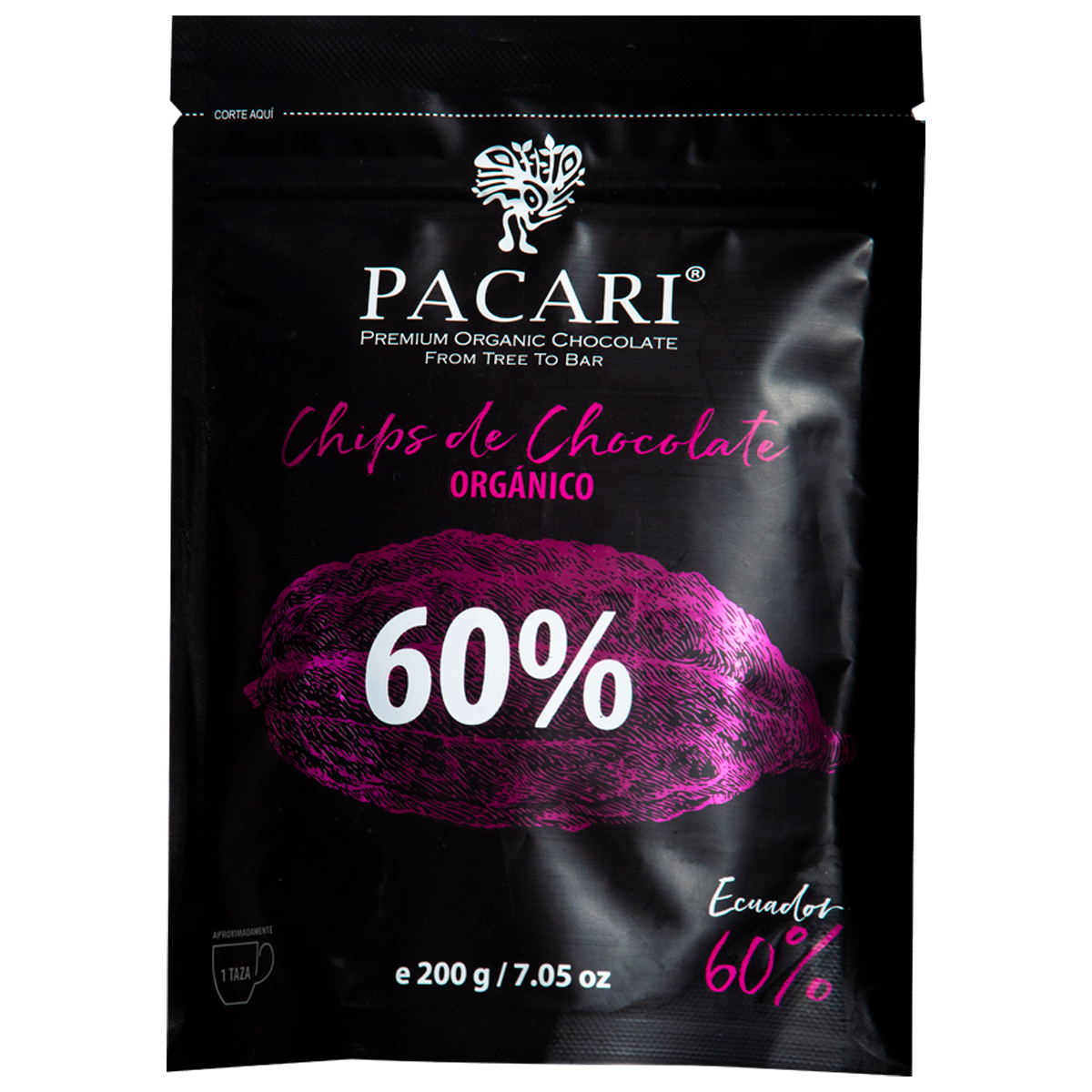 Gotas De Chocolate Pacari 200g - 921518