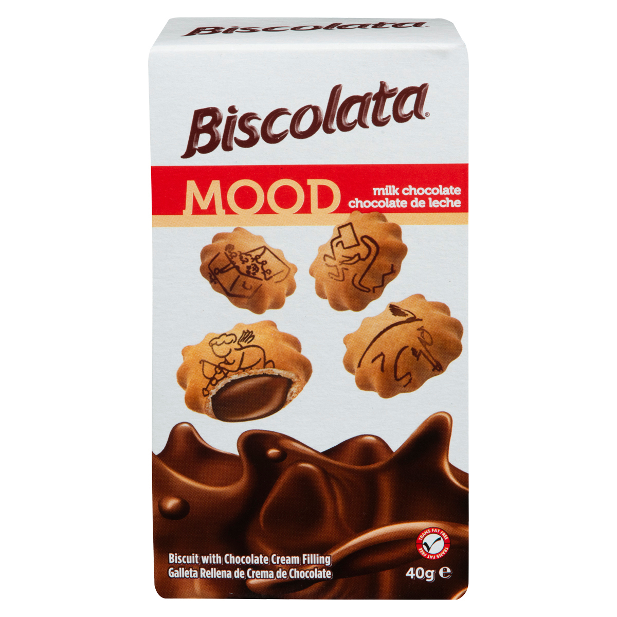 Galletas Biscolata Rellena Rellenas 40g - 921624