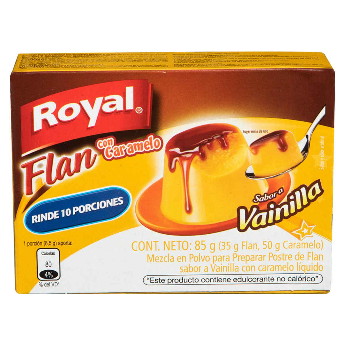 Flan Royal Vanilla & Caramelo 85g - 921868