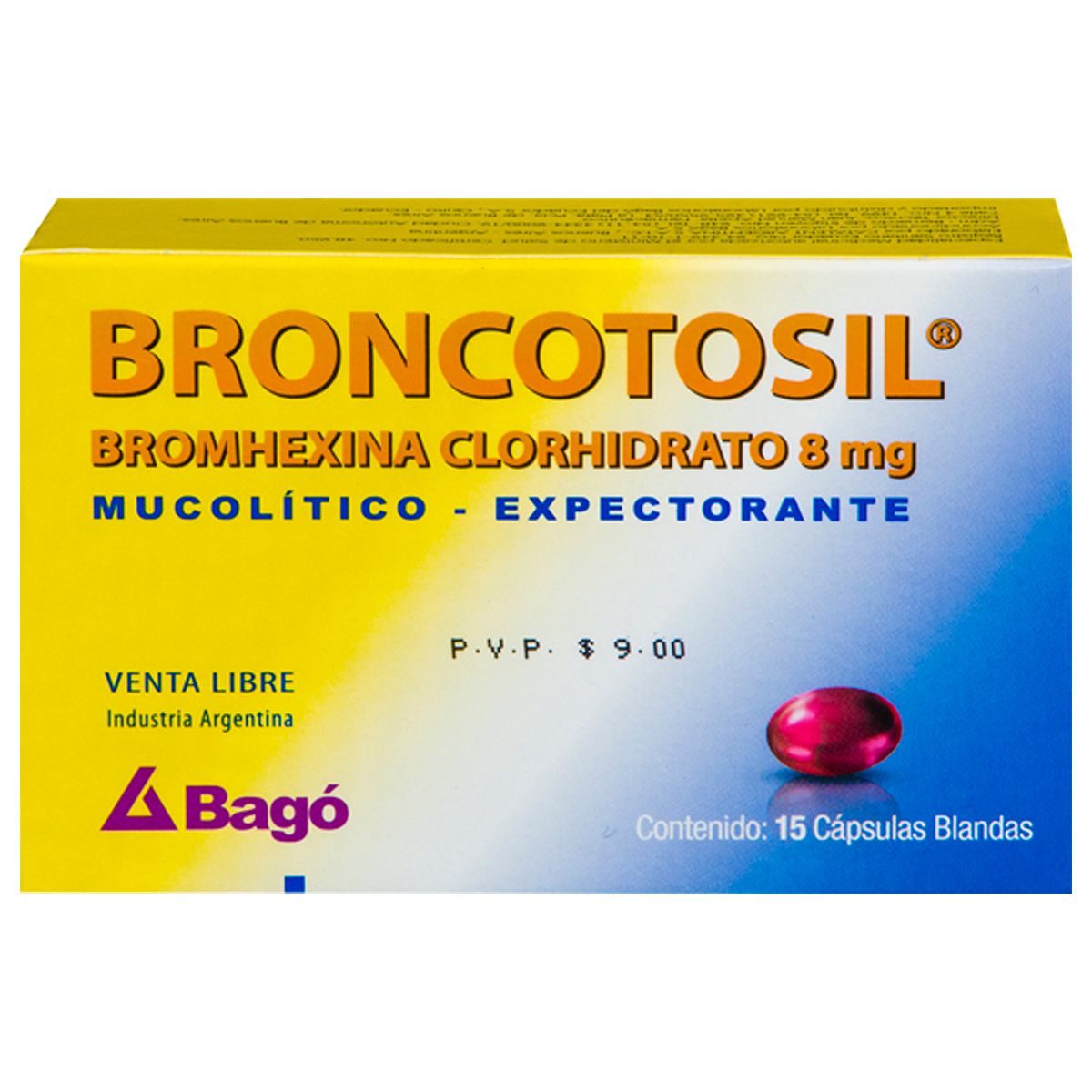 Broncotosil 15 Cápsulas Blandas 8mg - 922786
