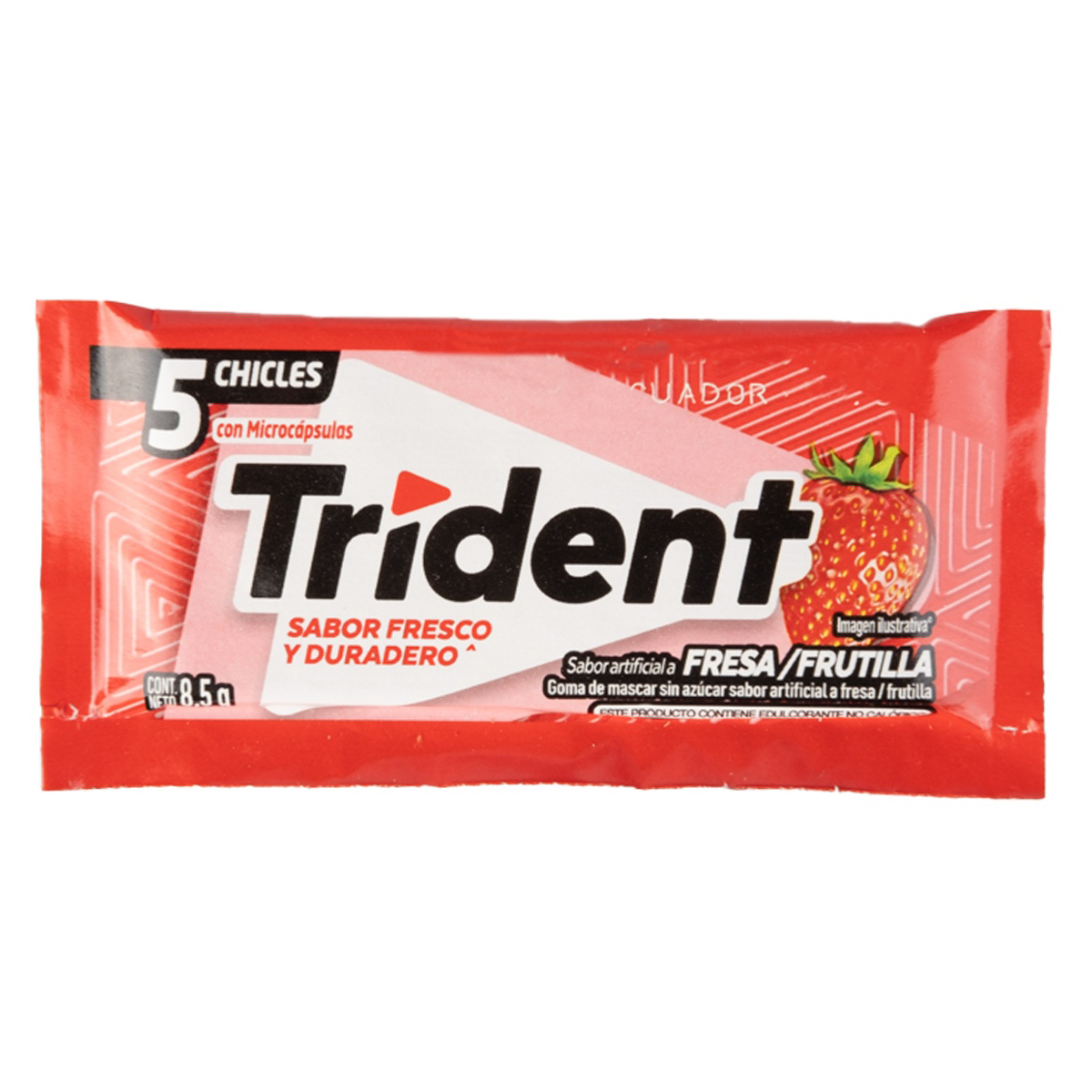 Chicle Trident Fresa 8.5 g - 923237