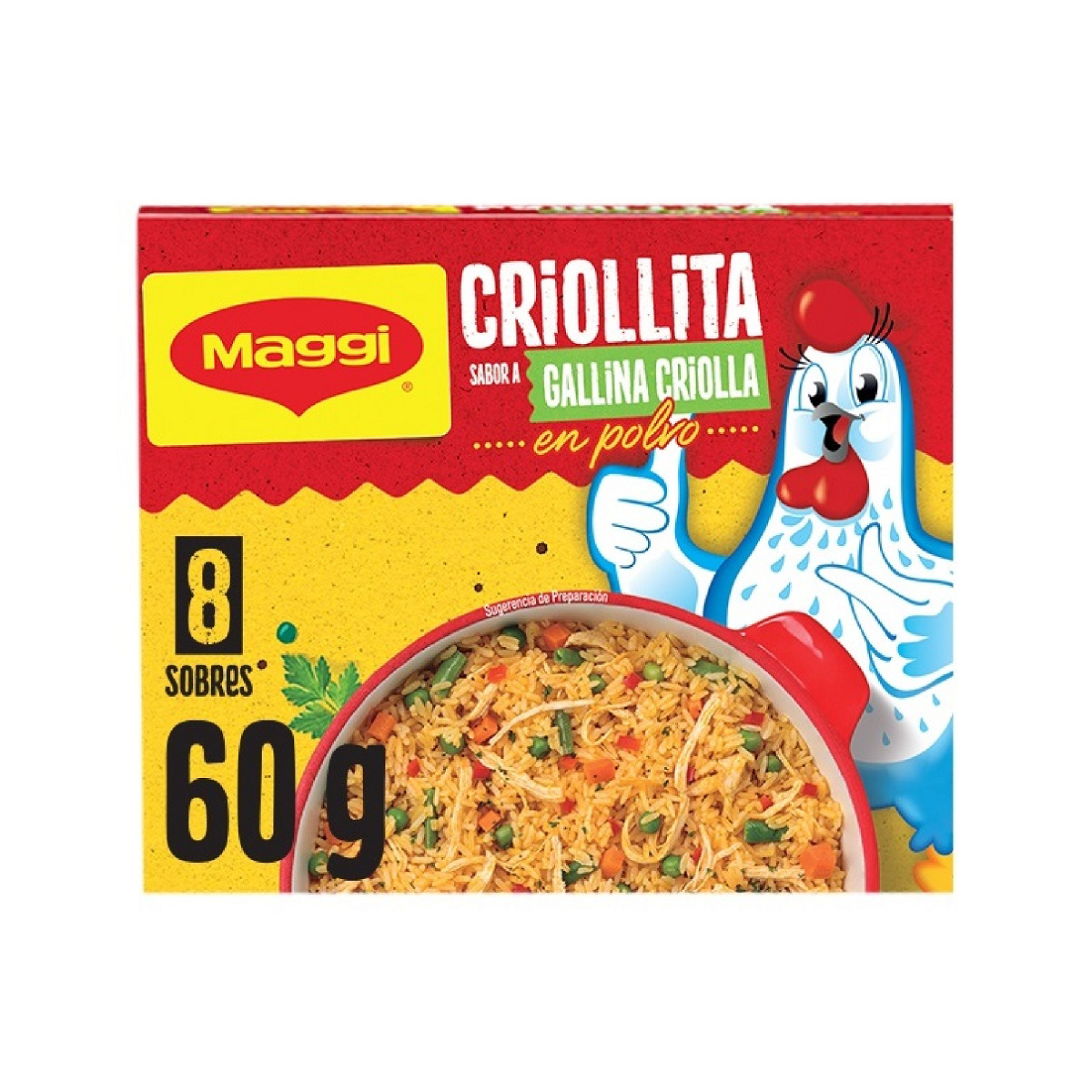 Caldo de Gallina Maggi en Polvo 60g - 923557