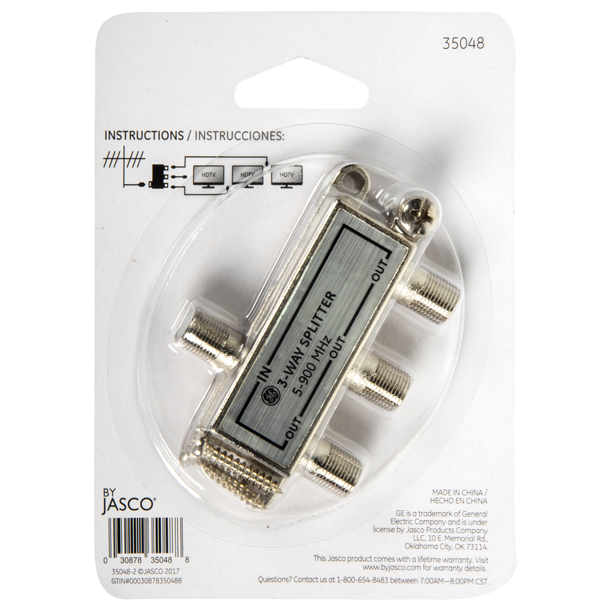 Splitter General Electric 3 vías - 924193