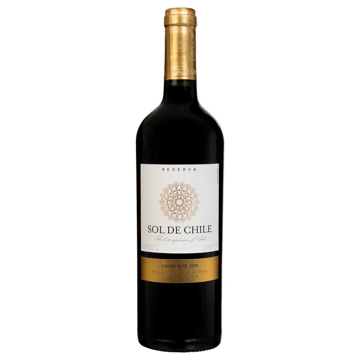 Vino Tinto Sol de Chile Reserva Carmenere 750ml - 925724