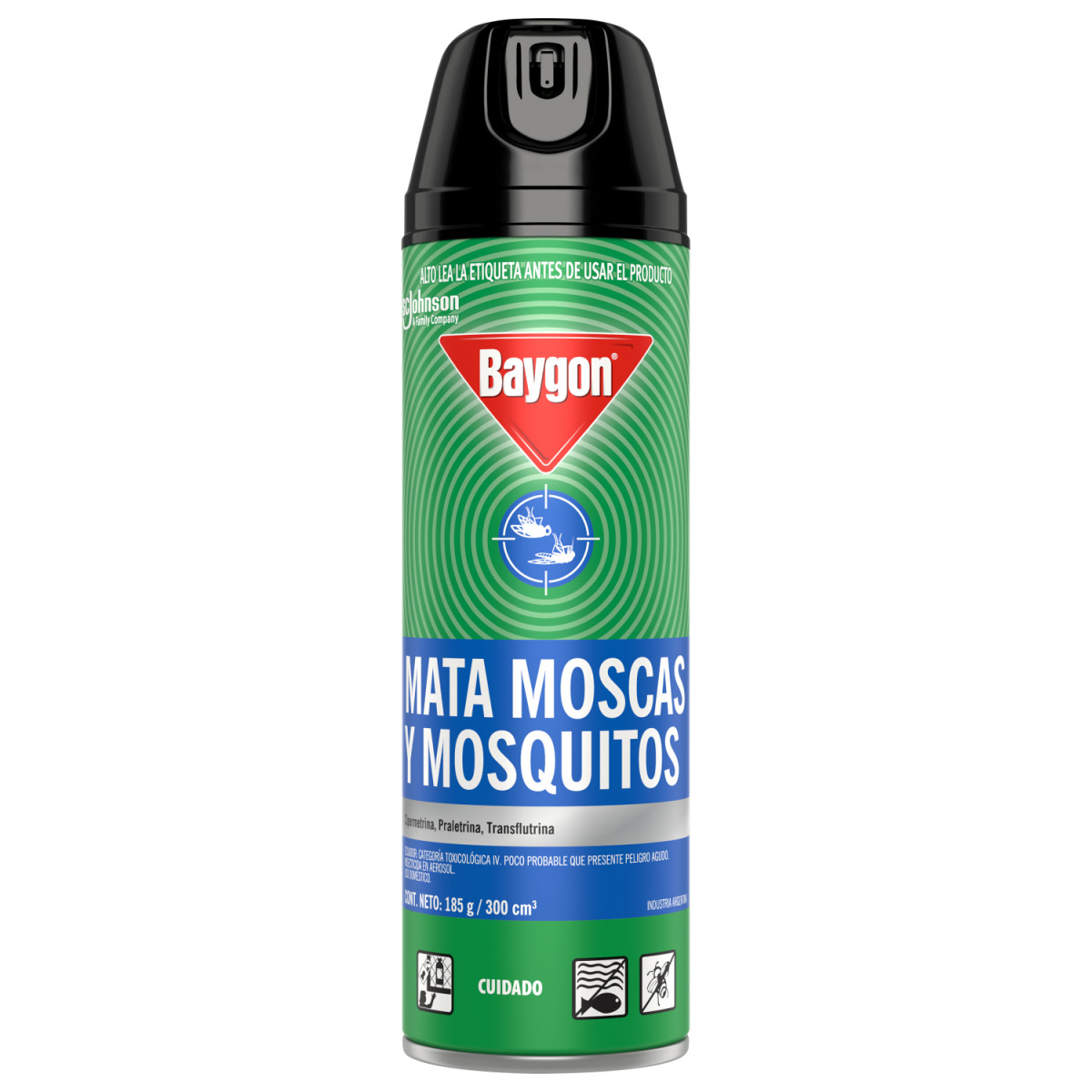 Insecticida en Aerosol Baygon Azul Mata Insectos Voladores 300ml - 925839