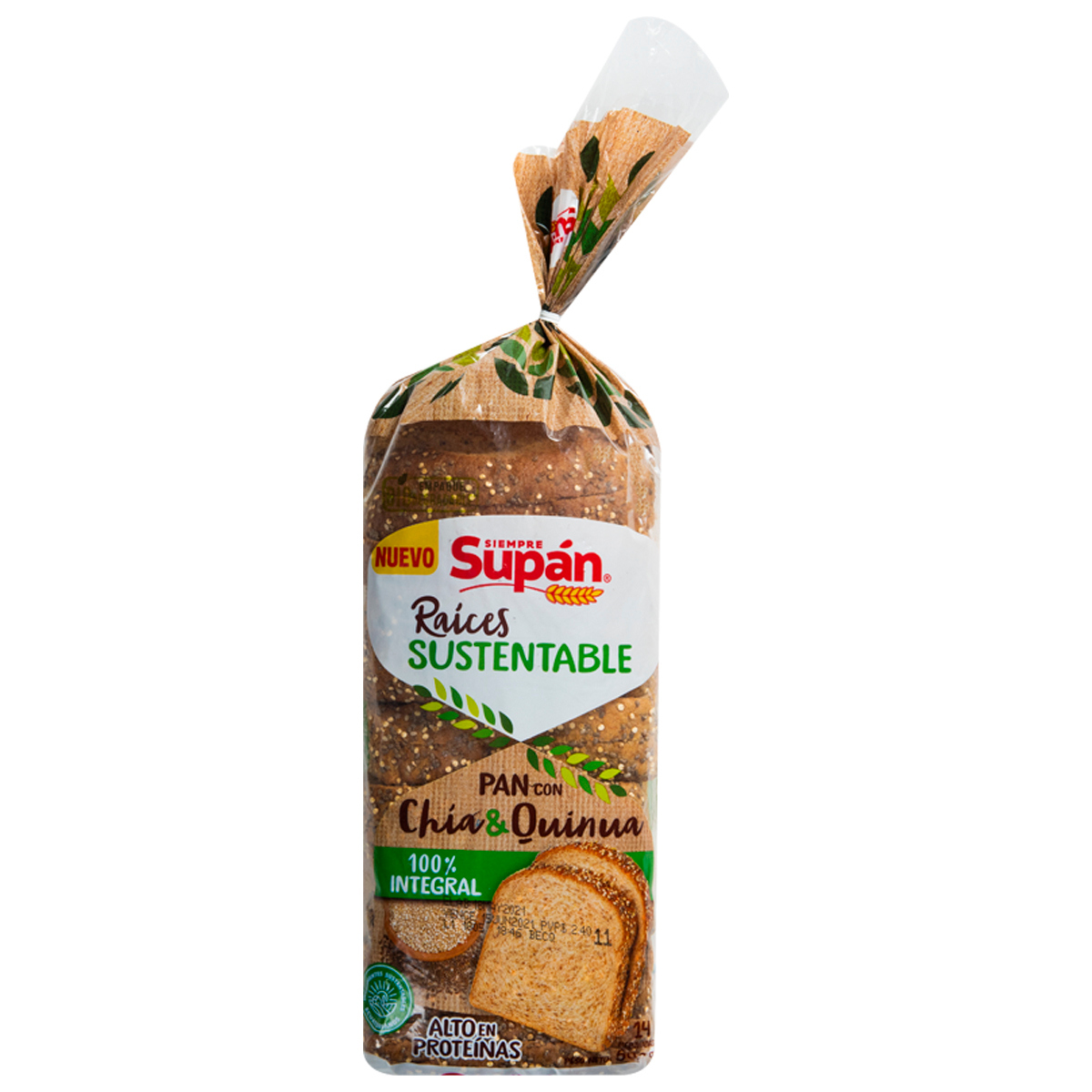 Pan Molde Supán Raíces Chía y Quinua 500g - 925865