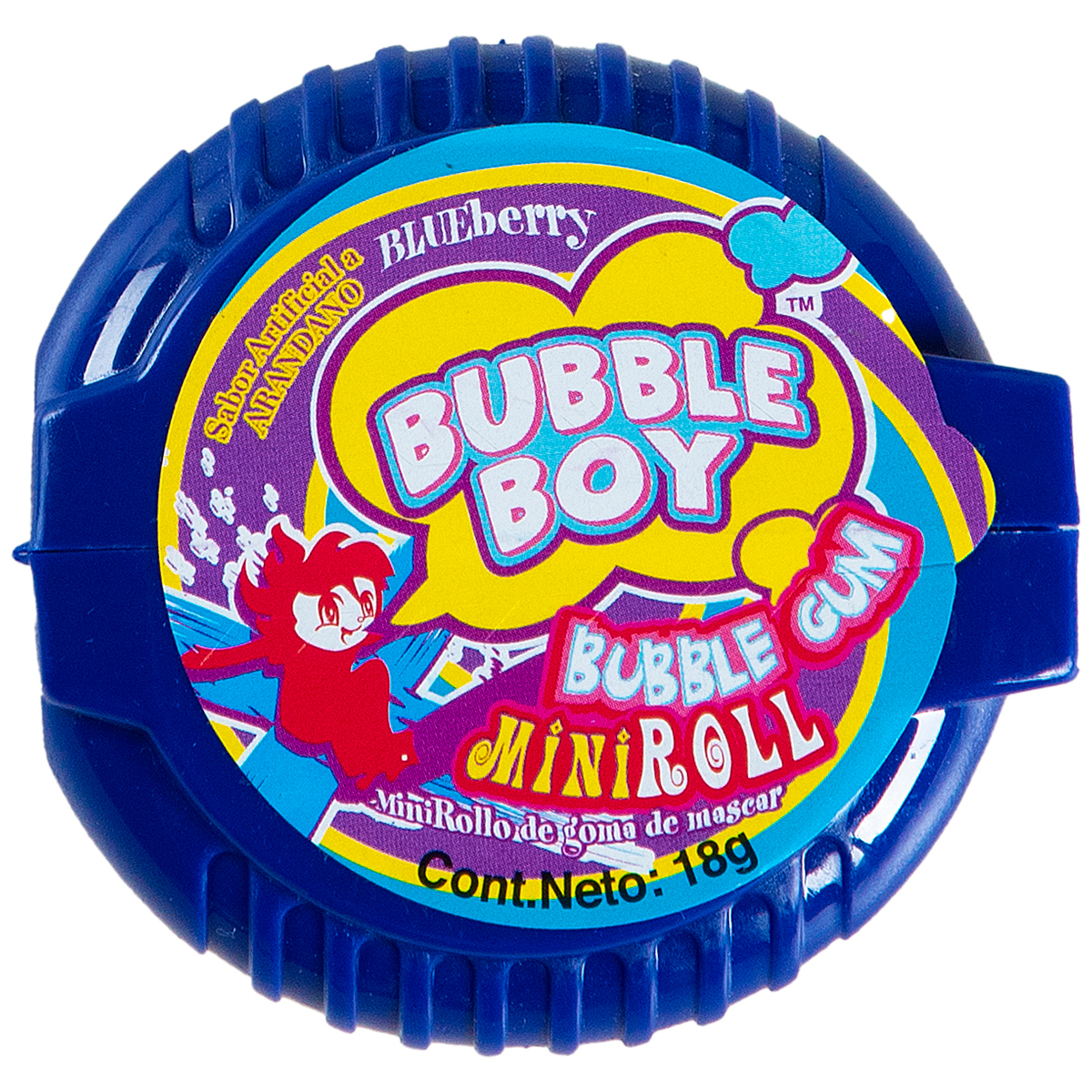 Chicle Bubble Boy Blueberry 18g - 926758