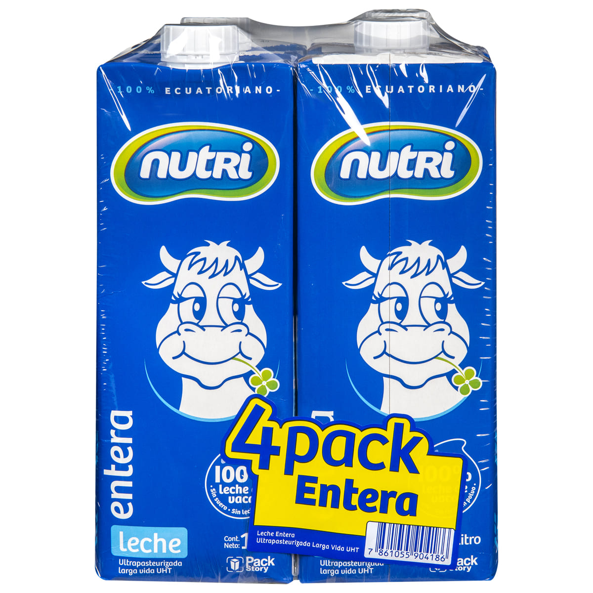 Pack 4 Uds Leche Nutri Entera Cartón 1L - 944616