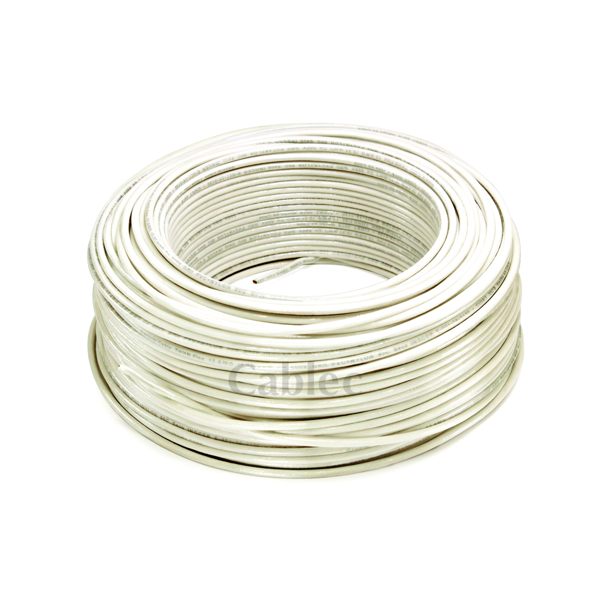 Cable Flexible THHN Cablec Calibre 10AWG 100m Blanco - 946044