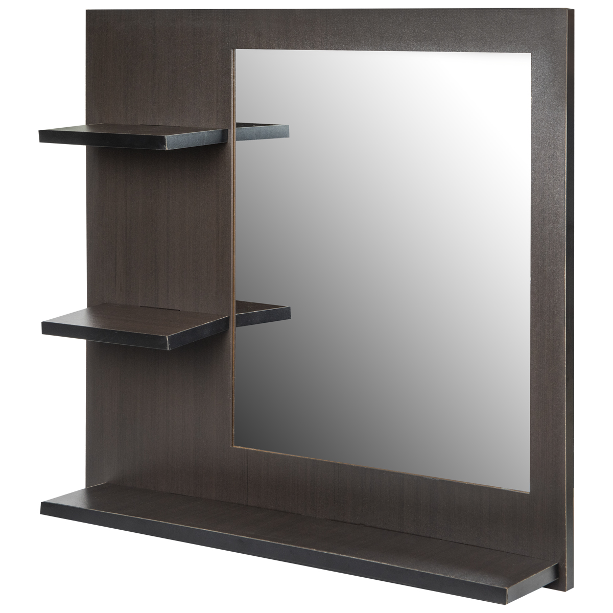 Espejo con Repisas Life Expressions Wenge 60X60 - 947388