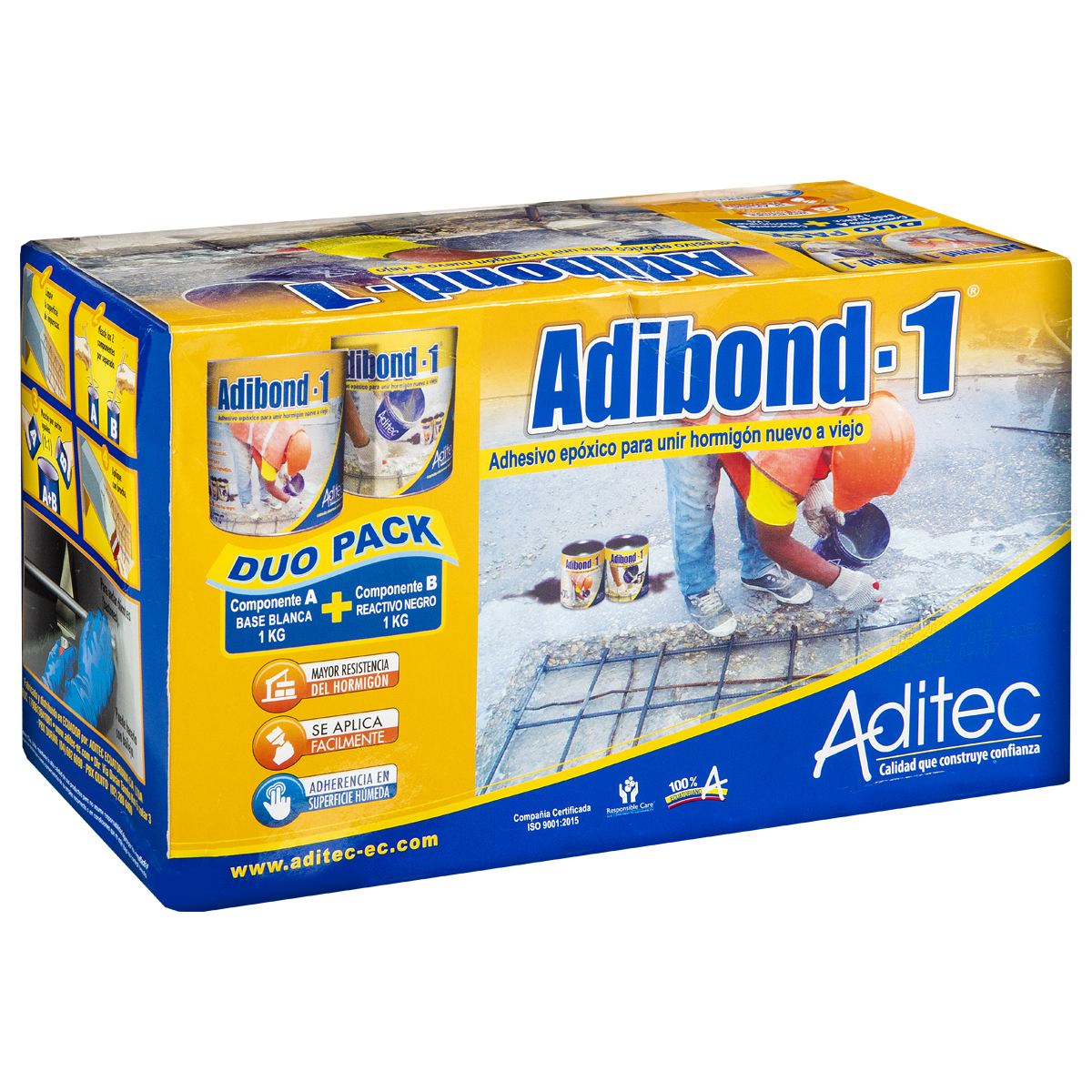 Aditec Adibond 1 Adhesivo Epóxico 2 Kg - 947886