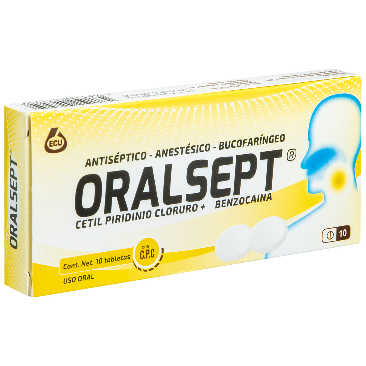 Pack 10 und Oralsept Tabletas - 947991