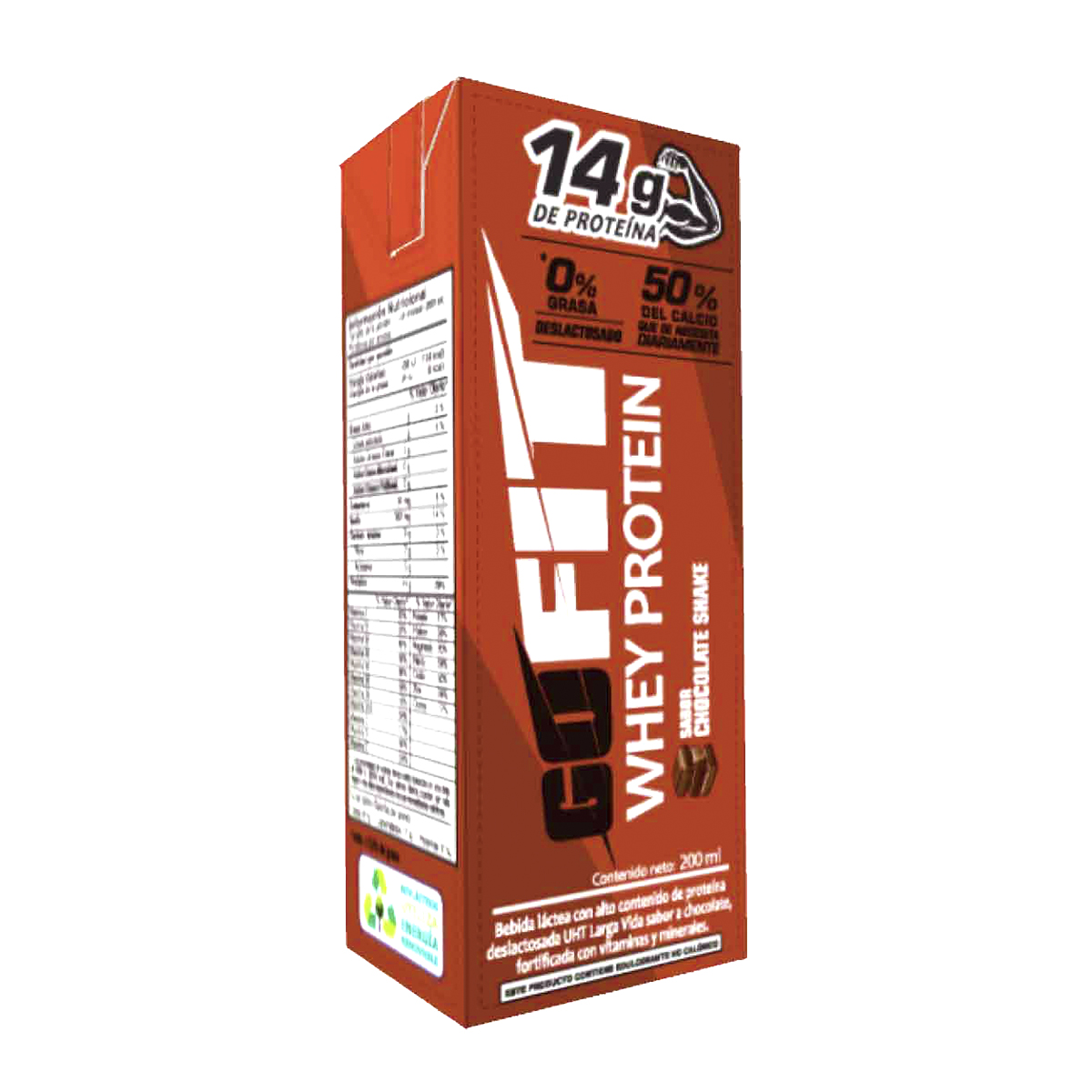 Bebida de Proteína Líquida Gofit Whey Protein Chocolate 200ml - 951147