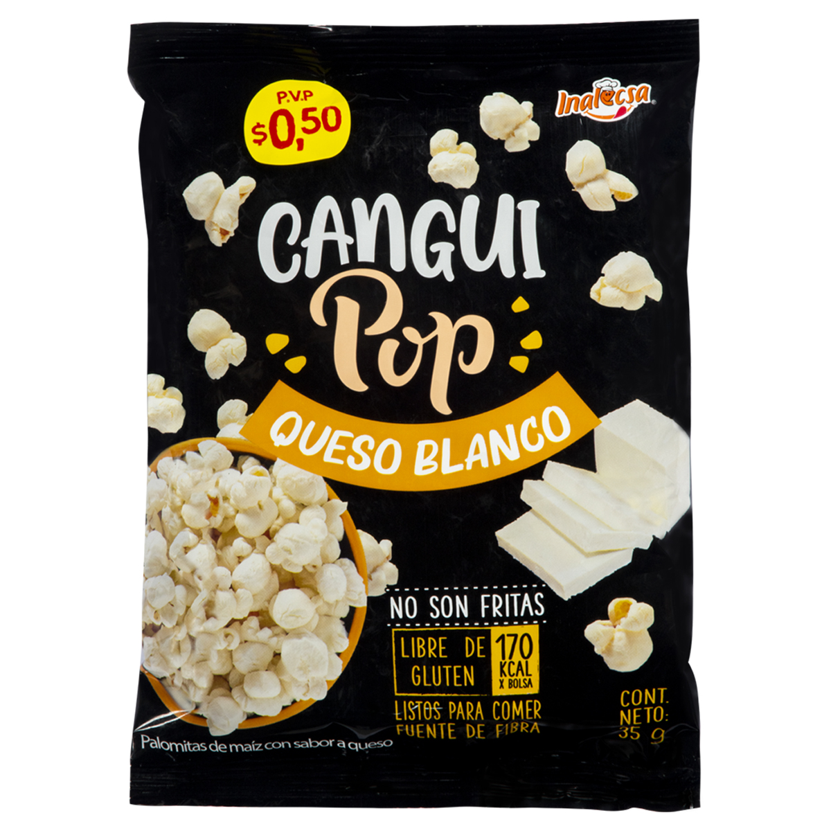 Canguil Canguipop con Queso Blanco 35g - 951153