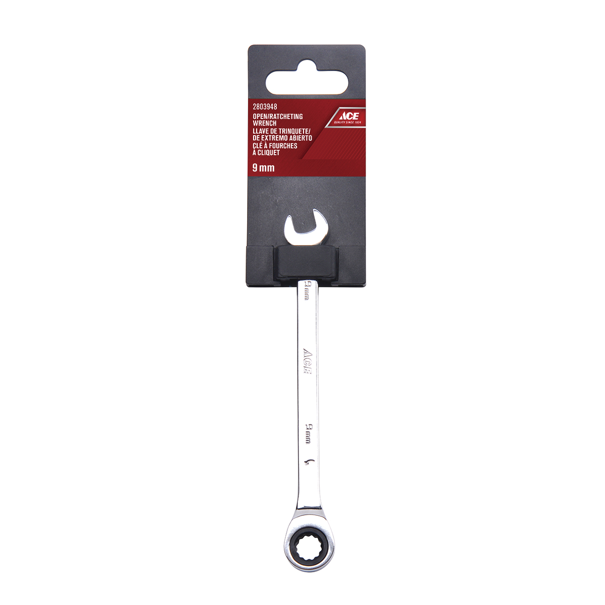 Llave Mixta con Ratchet Ace Label - International 9mm - 951931