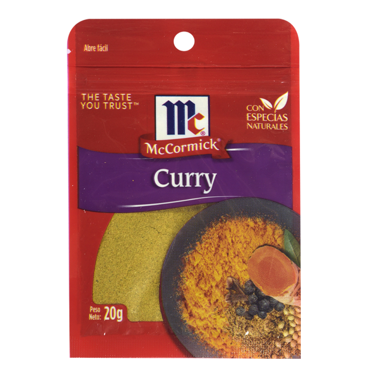 Curry Mc Cormick en Funda 20g - 952031
