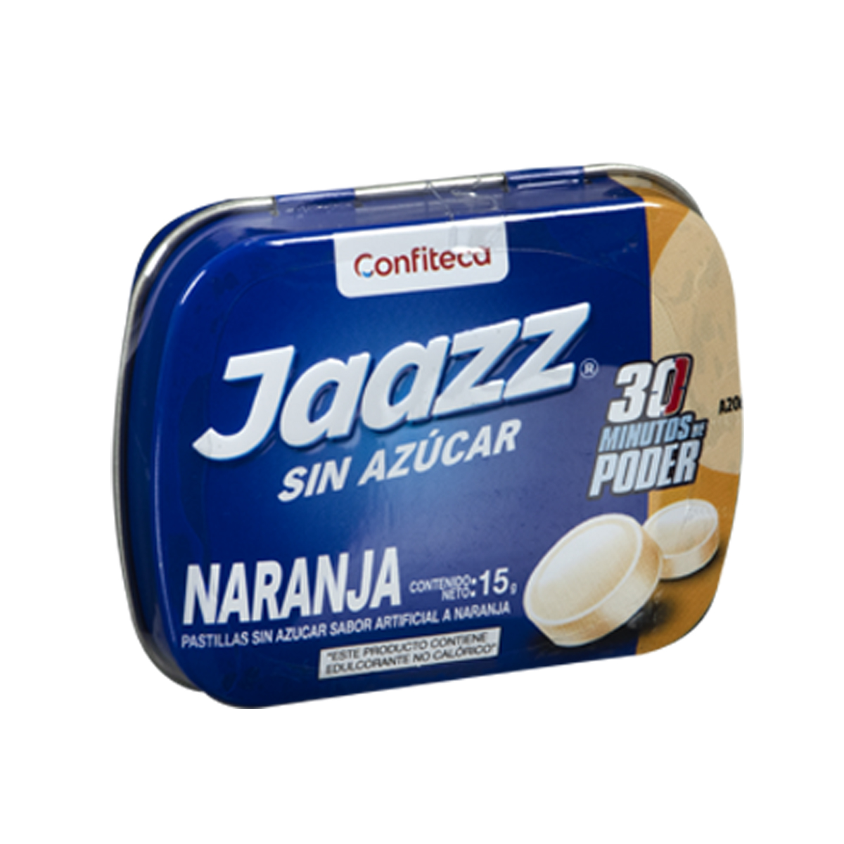 Caramelos Jaazz Compacto Naranja 15 g - 953211