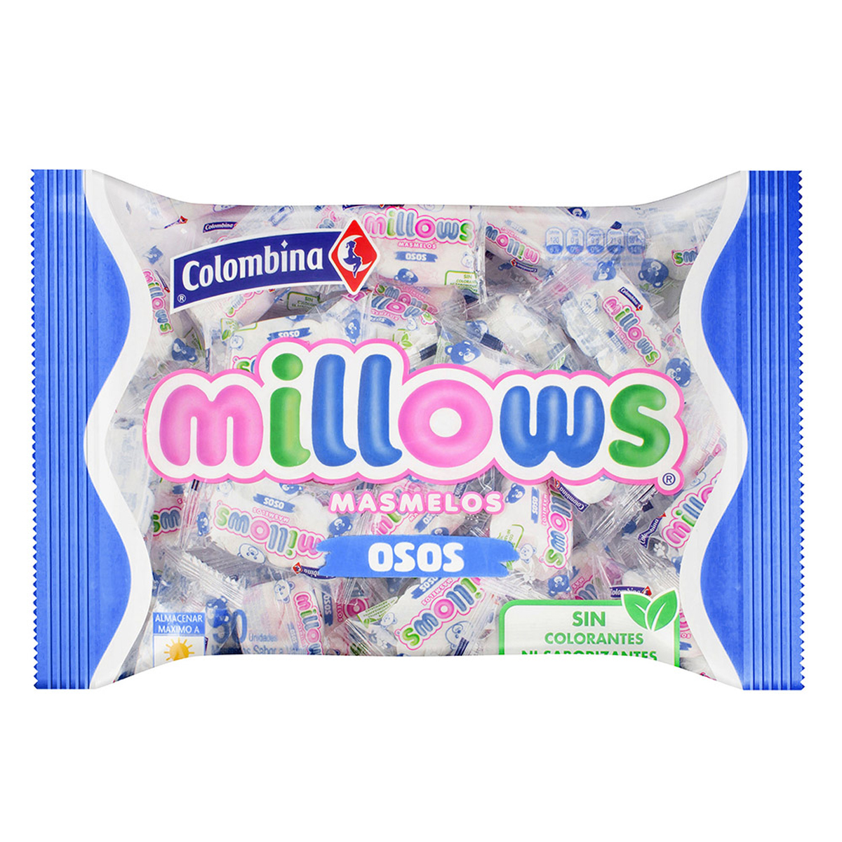 Marshmallows Millows Individuales de Osos 250g - 954547