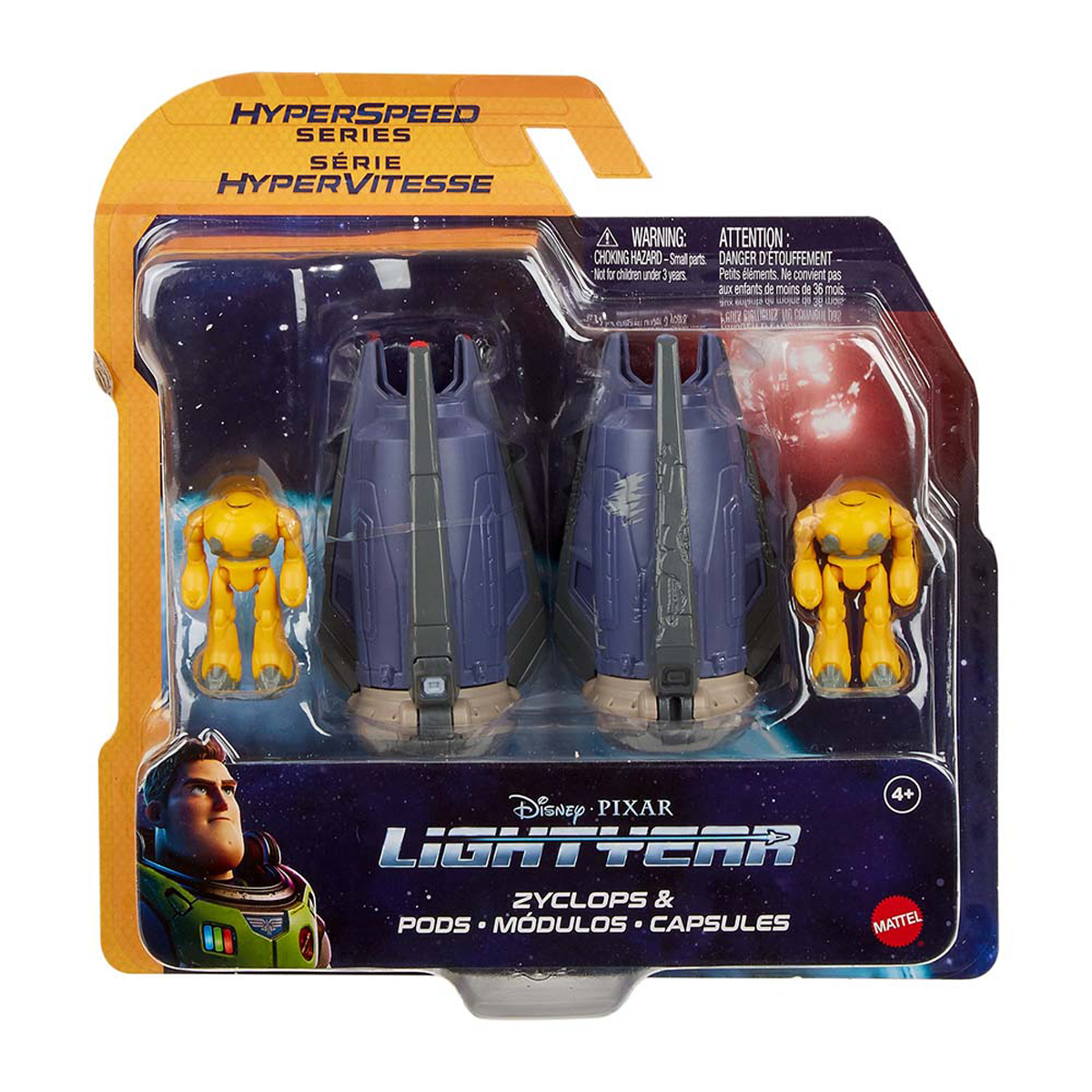 Figura Lightyear Cyclops y La Nave Espacial Enemiga de Disney y Pixar ...