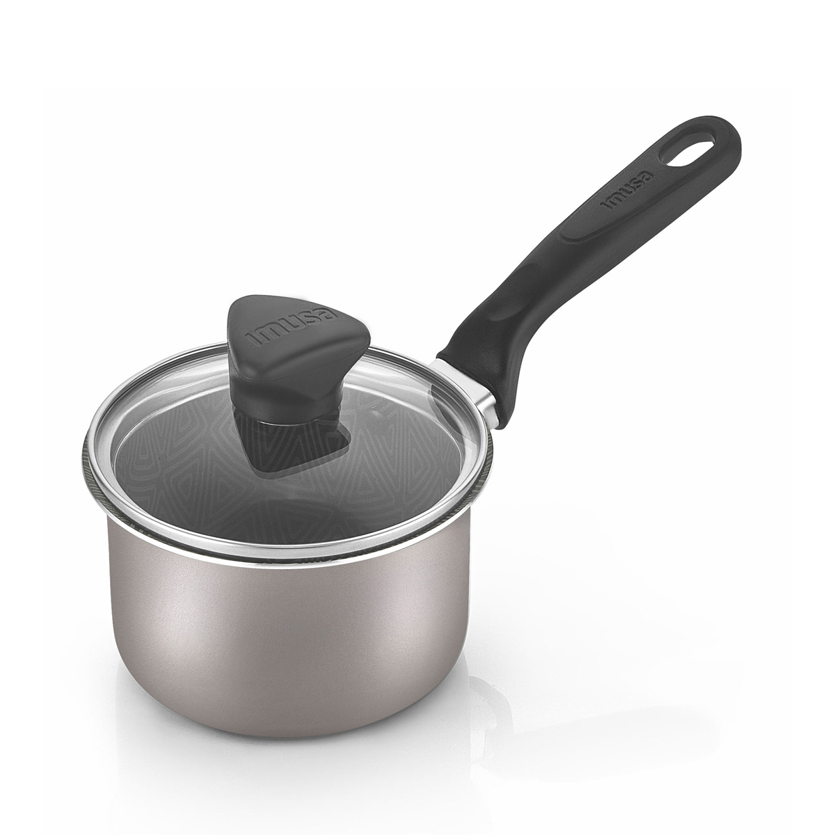 Perol Imusa Antiadherente Talent con Tapa de Vidrio 10cm - 956681