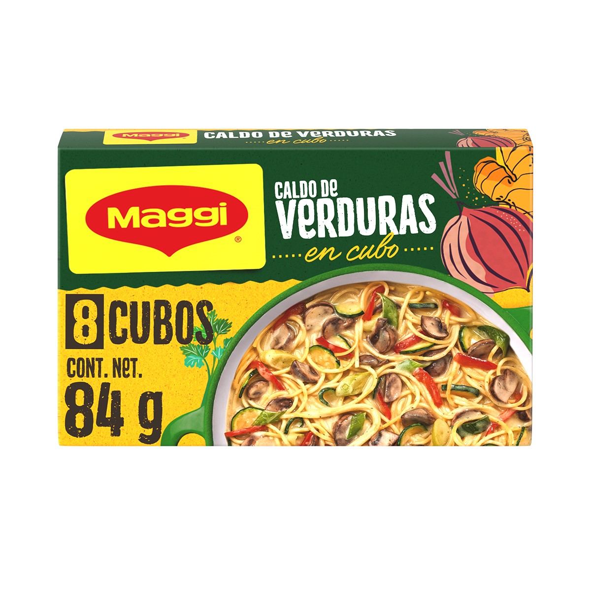 Caldo de Verduras Maggi en Cubo 84g - 957364