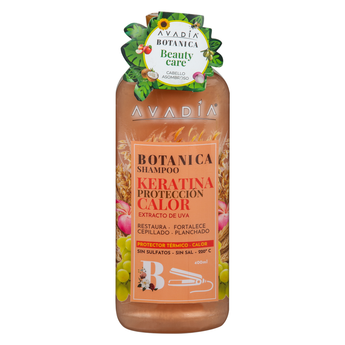 Shampoo Botánica Avadía Keratina Calor 400 ml - 957381