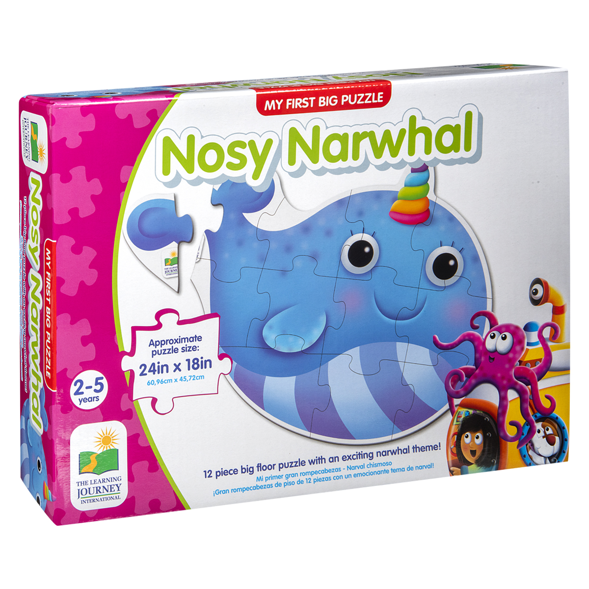 Rompecabezas Grande de Piso Mi Primer Rompecabezas Nosy Narwhal - 957434