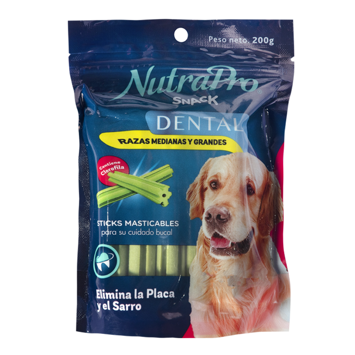 Snack para Perro NutraPro Dental Razas Medianas y Grandes 200g - 958331