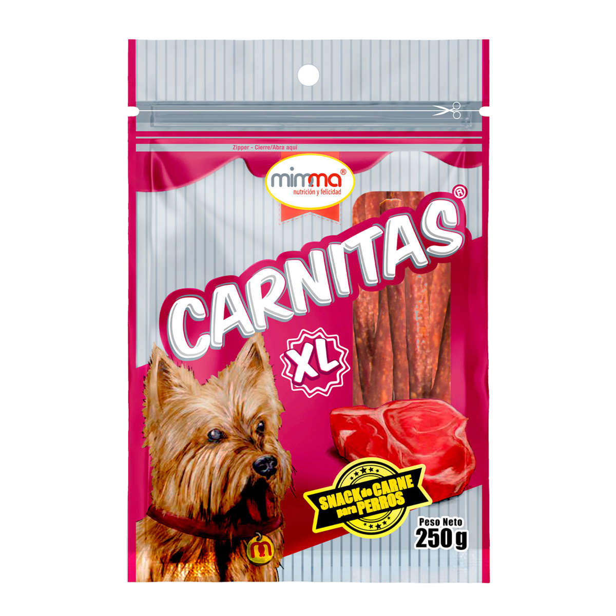 Snack para Perro Mimma Carnitas XL 250g - 958395