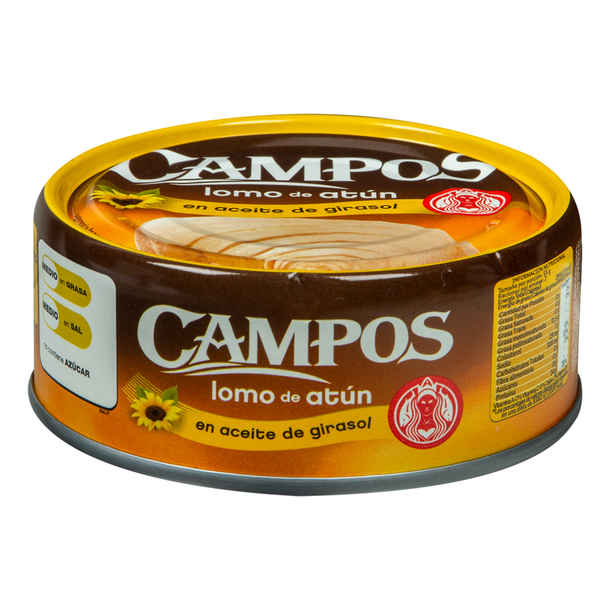 Atún Campos en Aceite de Girasol 142 g - 958441
