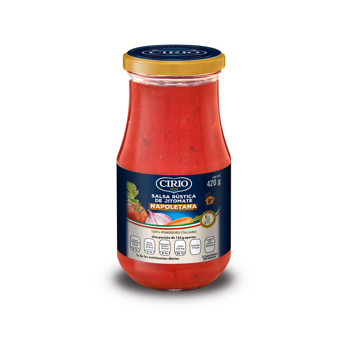 Salsa para Pasta Napolitana Cirio 420g - 961832