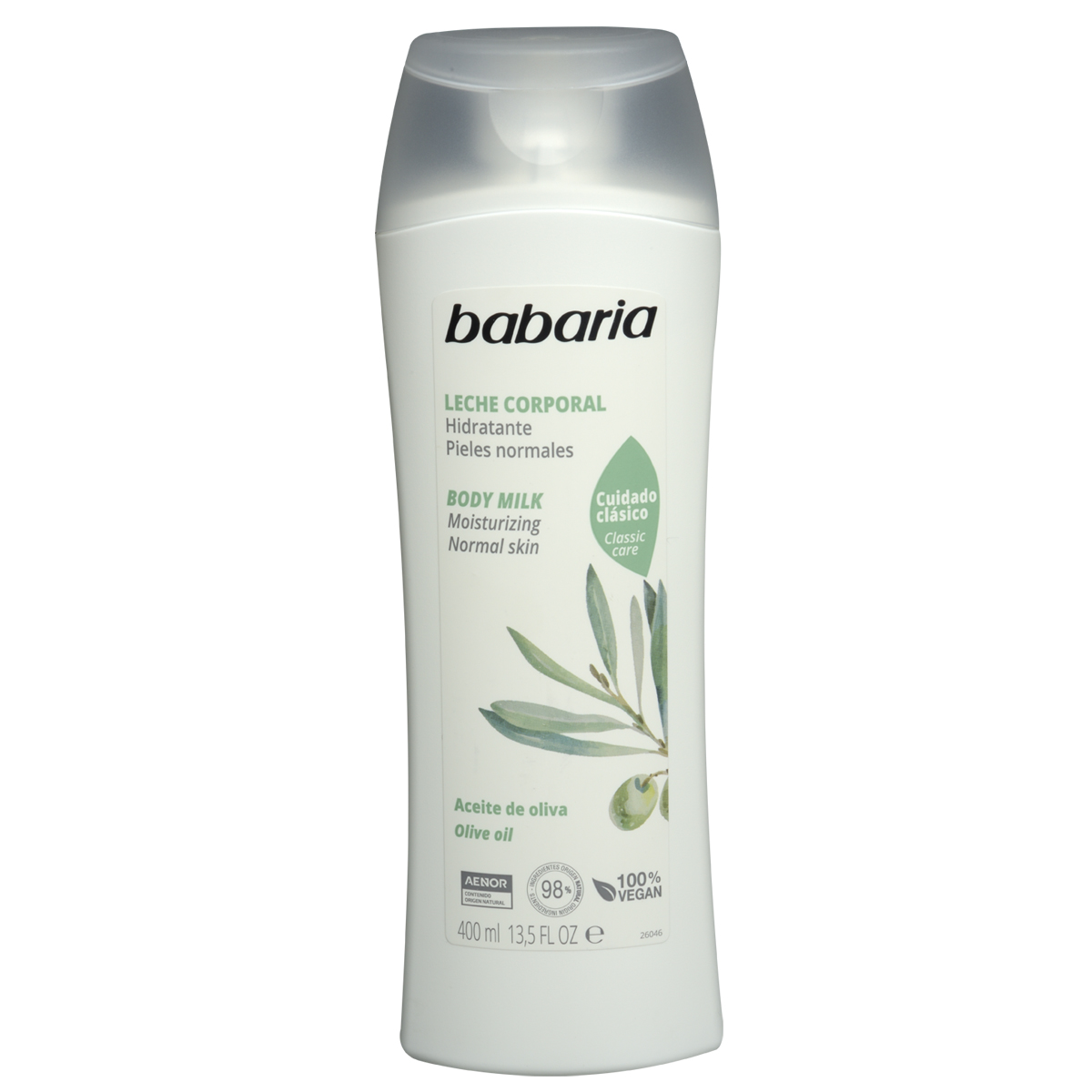Body Milk Babaria Hidratante de Aceite de Oliva 400ml - 962168