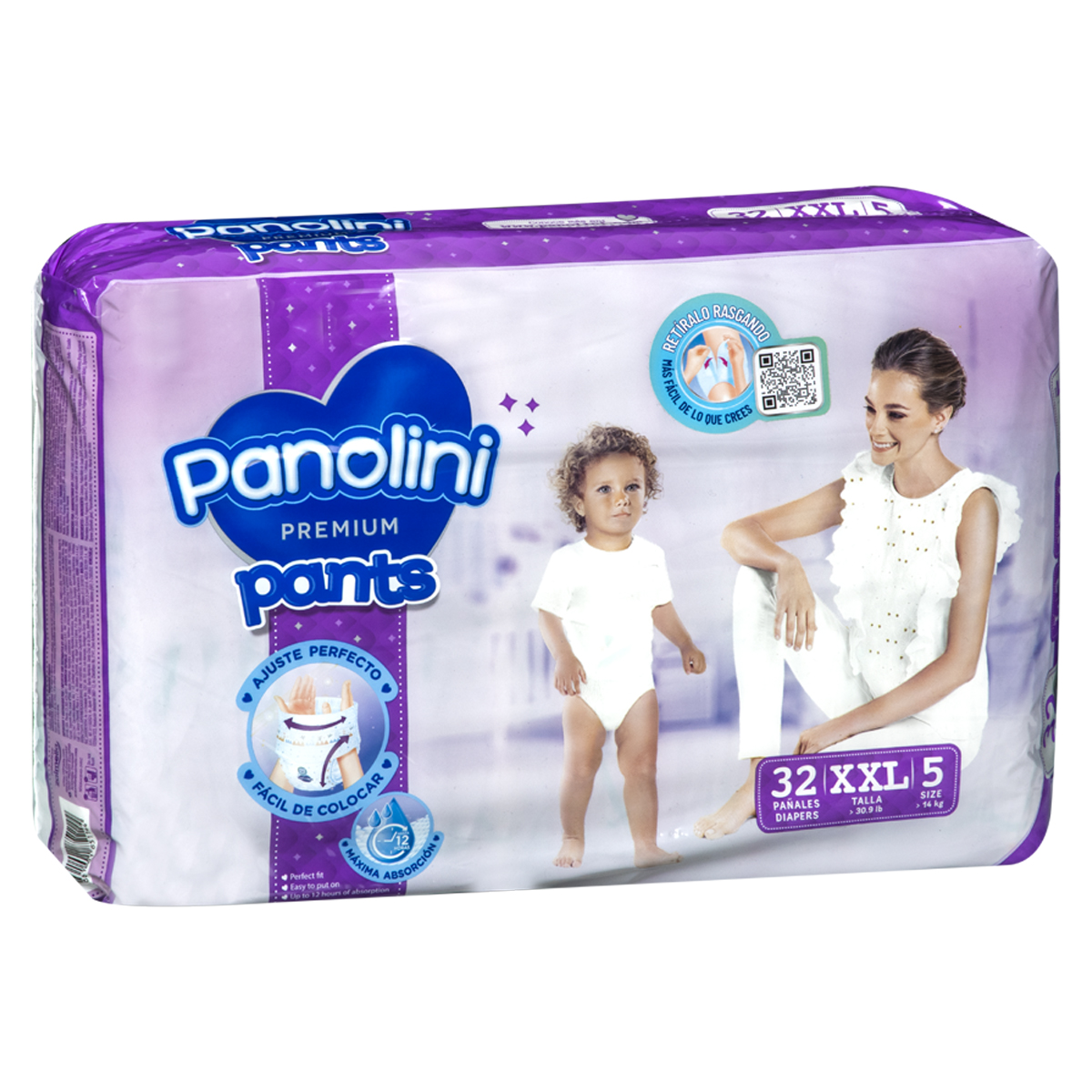 Pack 32 Uds Pañales Panolini Premium Pants Talla XXG - 962374
