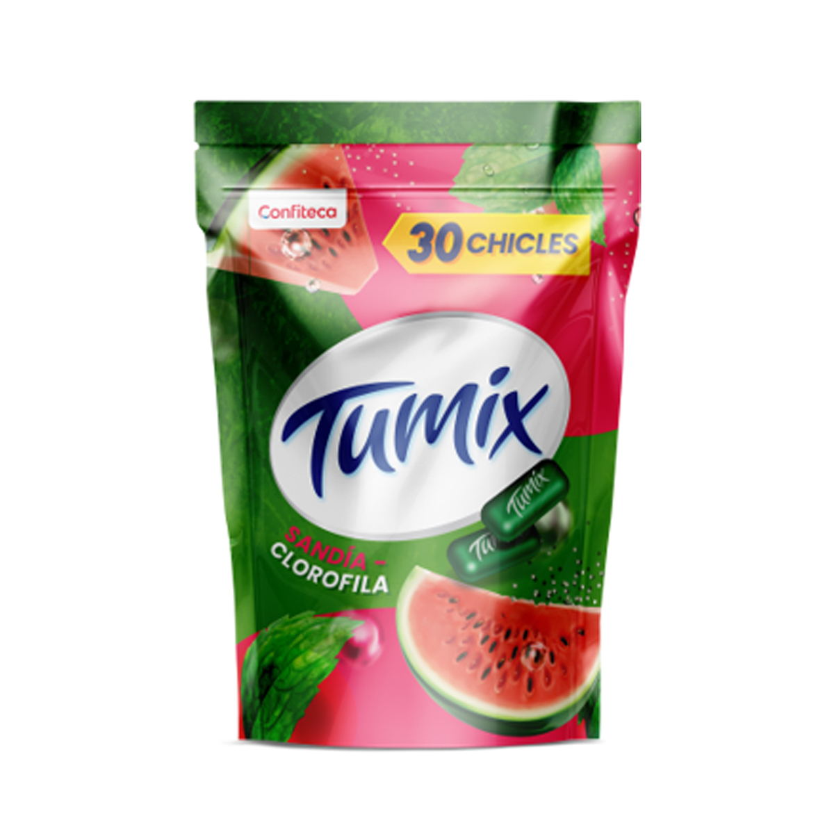 Funda 30 Uds Chicles Tumix Sandía 42g - 964747