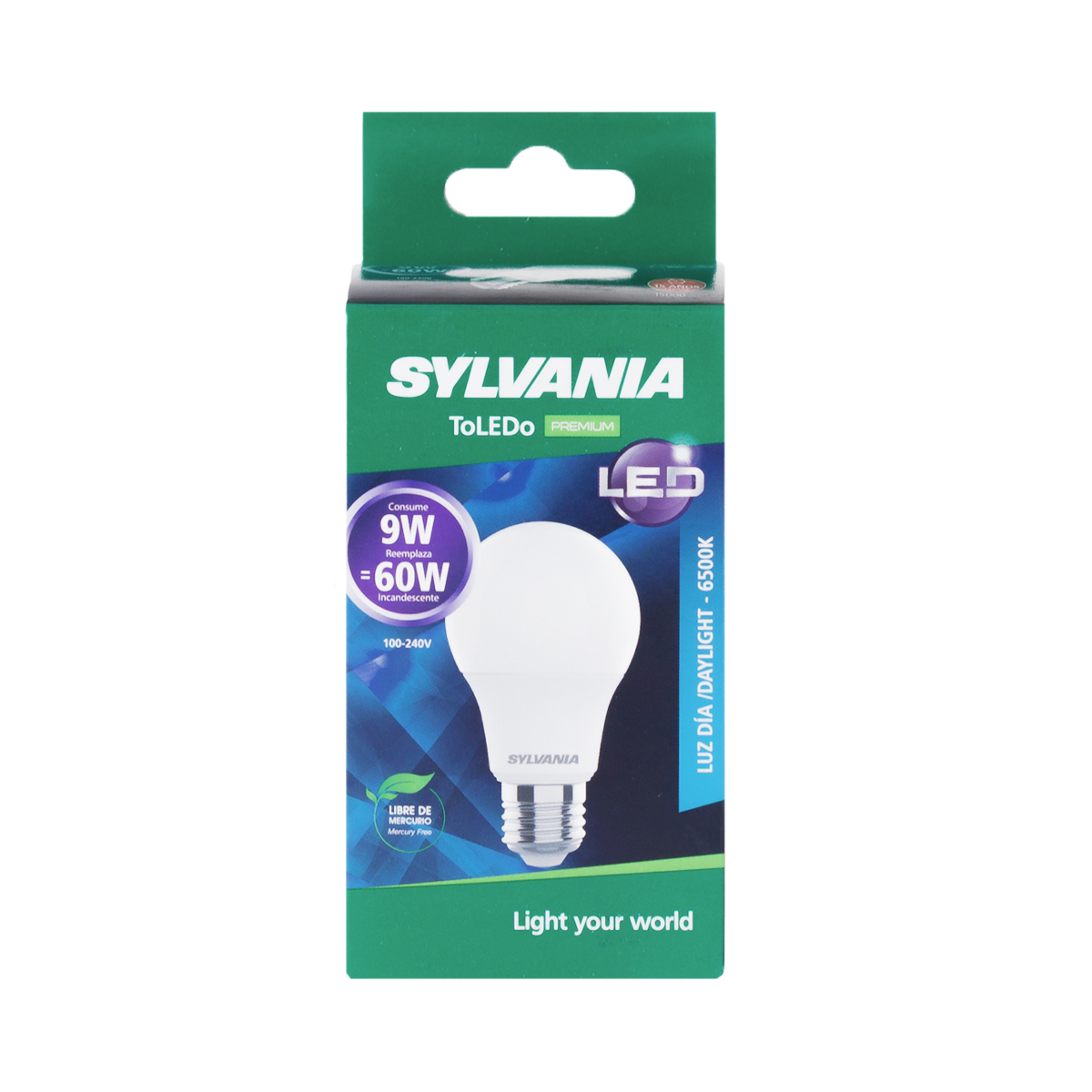Foco Led Sylvania 9W E27 Luz Día - 964832