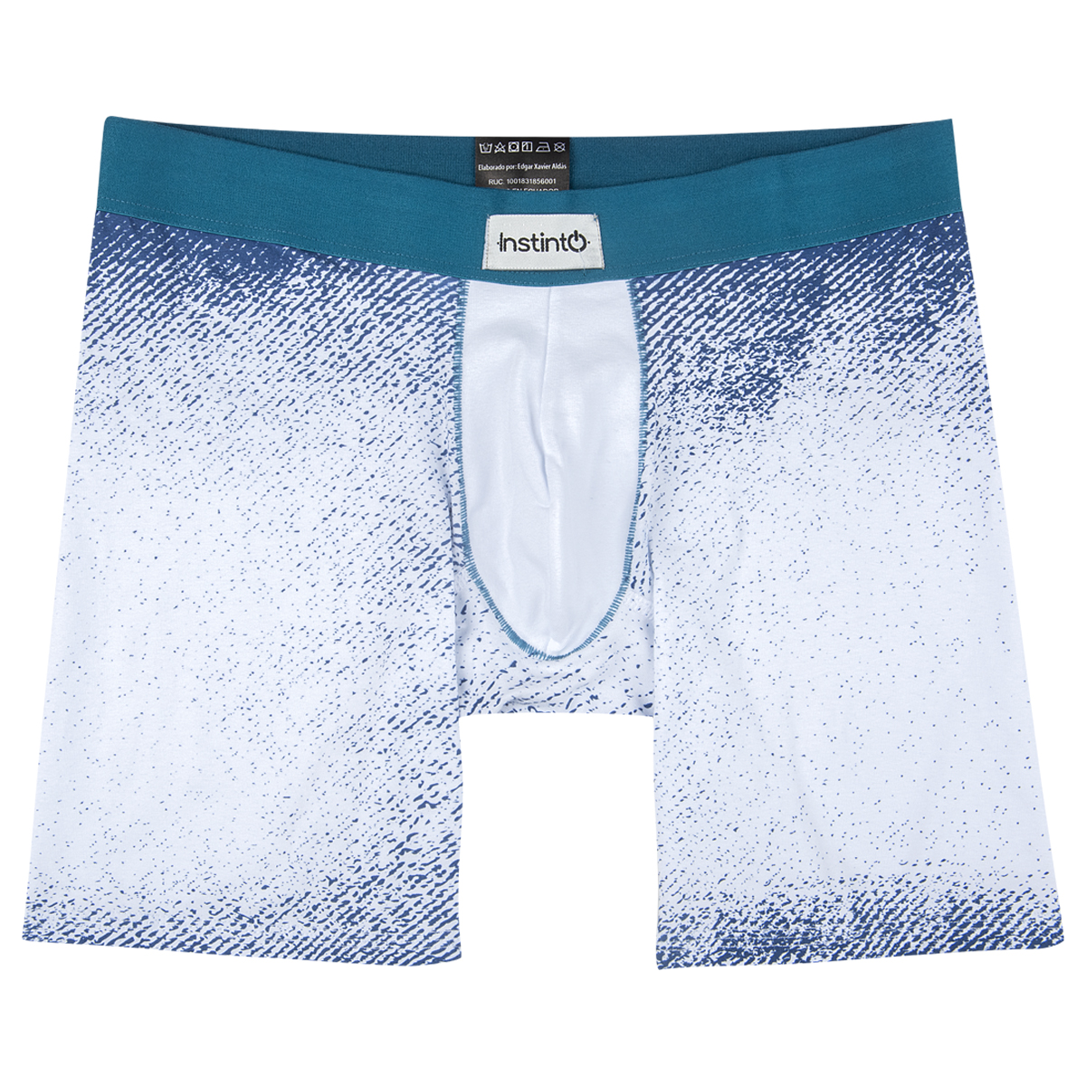 Boxer Largo Caballero Instinto Algodón Blanco - Varias Tallas - 965788