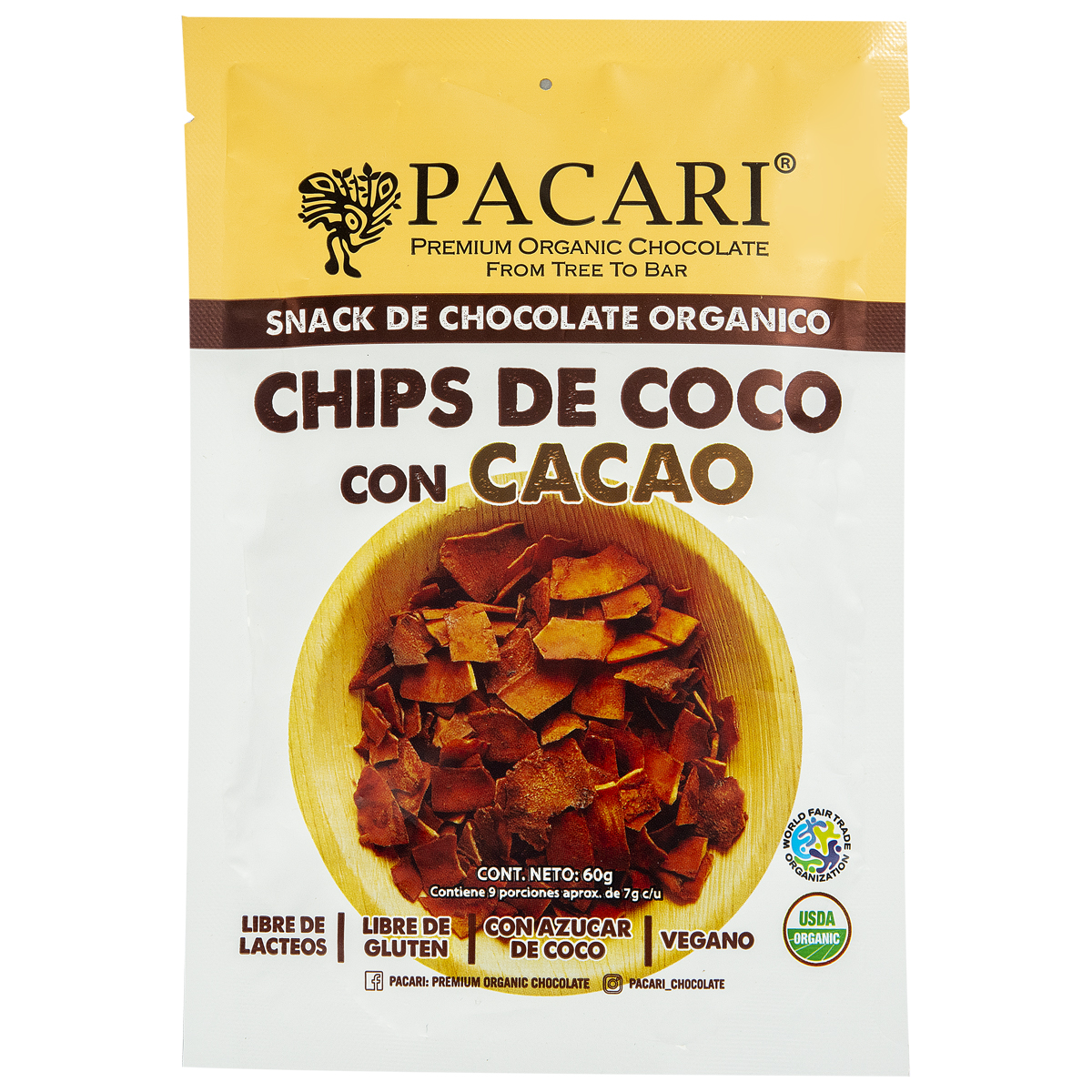 Snack Pacari Coco con Cacao 60g - 965926