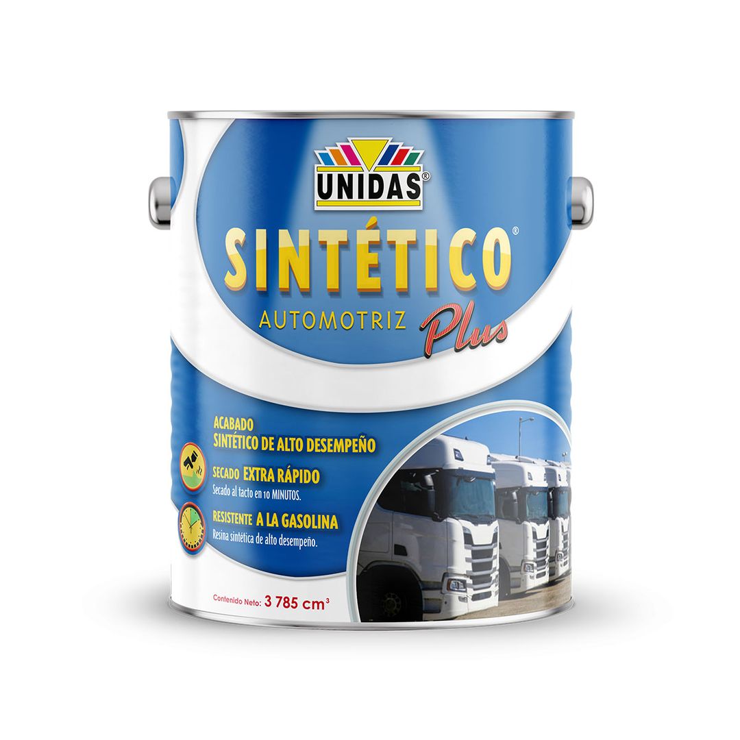 Pintura Esmalte Sintético Automotriz Negro 1Gal - 966243