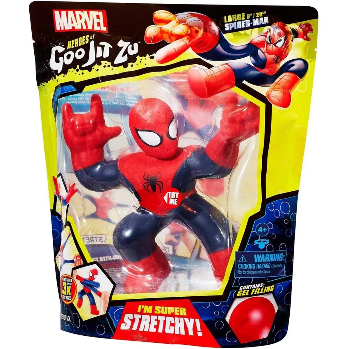 Figura Goo Jit Zu Spider-Man de Marvel 30cm - 967117