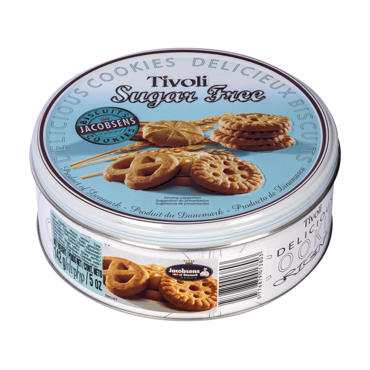 Galletas Jacobsen Tivoli Chocolate Oscuro sin Azúcar 142 g - 967414