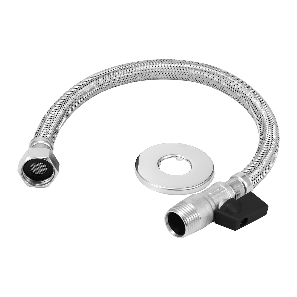 Conjunto Llave Angular Edesa 16” con Manguera Flexible para Inodoro ...