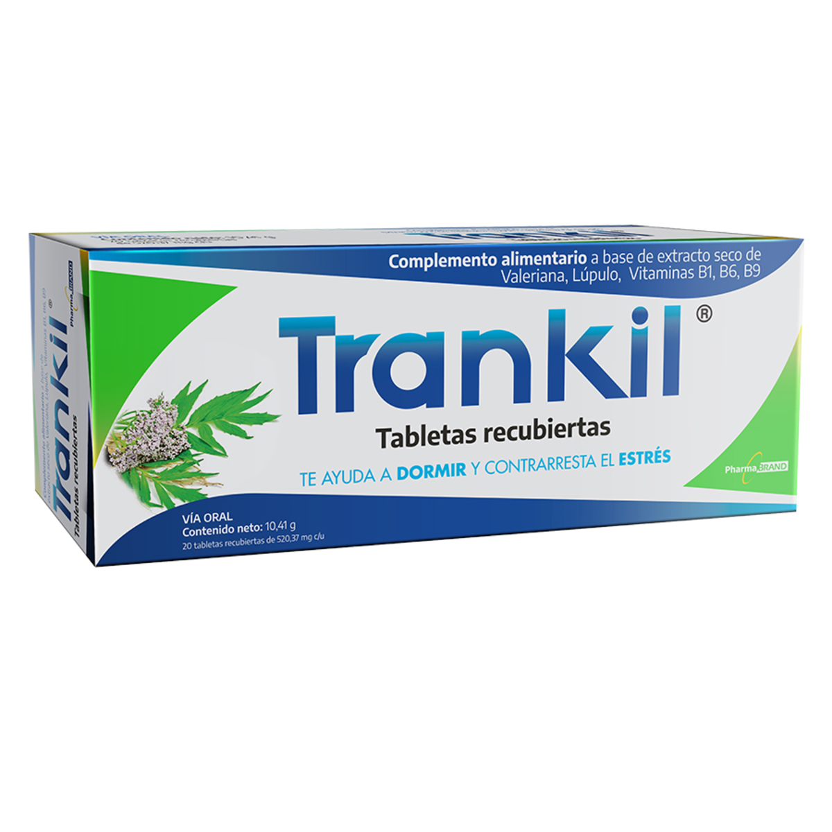 Trankil Tabletas Recubiertas 20 Unidades - 968204