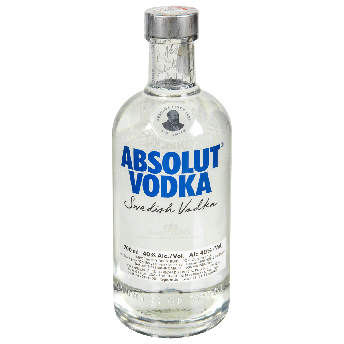 Vodka Absolute Azul 700ml - 968425
