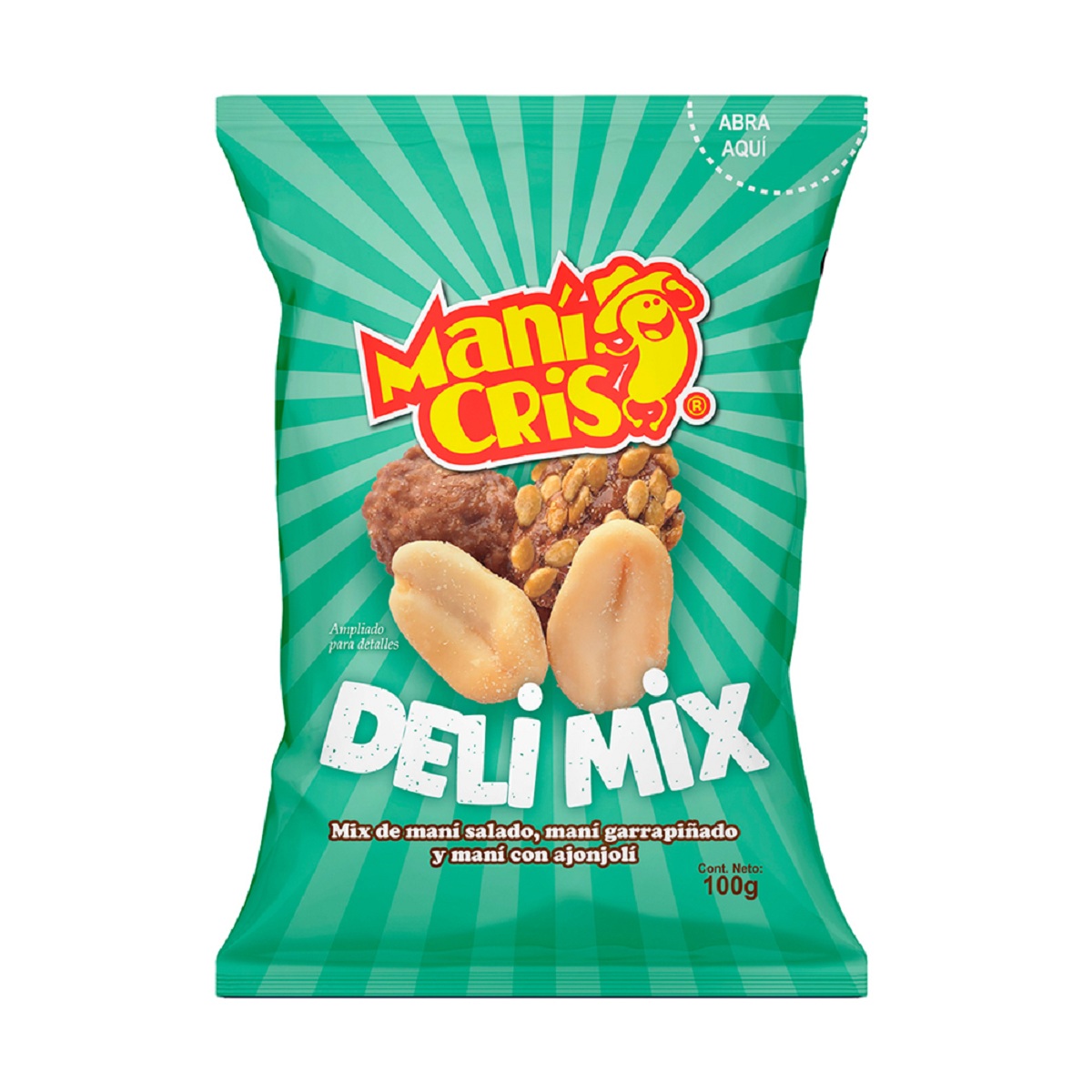 Deli Mix Maní Cris 100 g - 969847