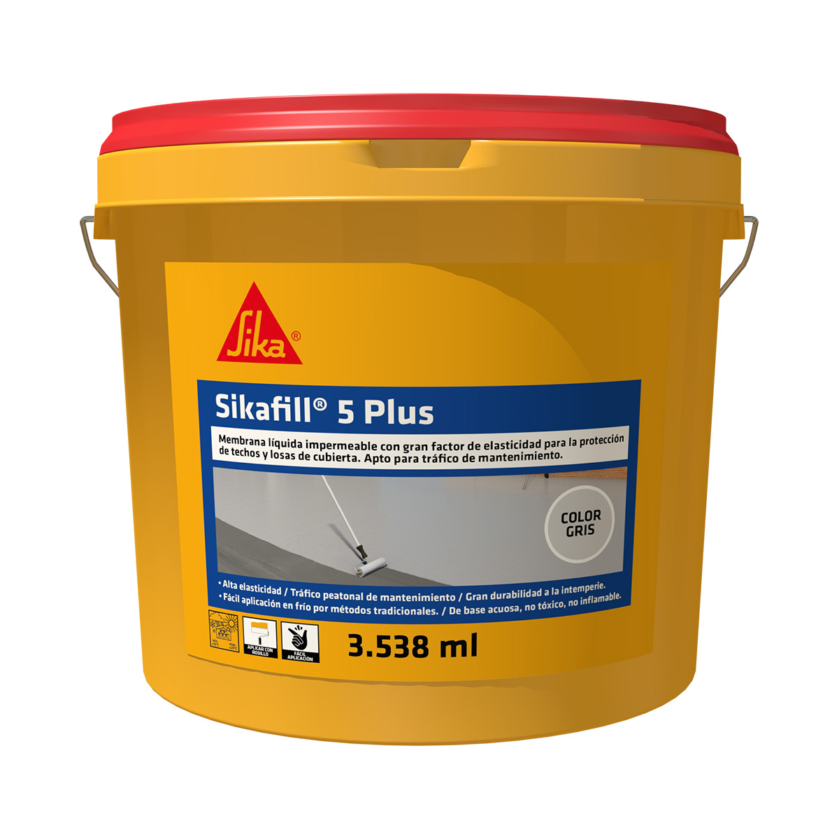 Impermeabilizante Sika Sikafill 5 Plus 1 Galón Gris - 970500
