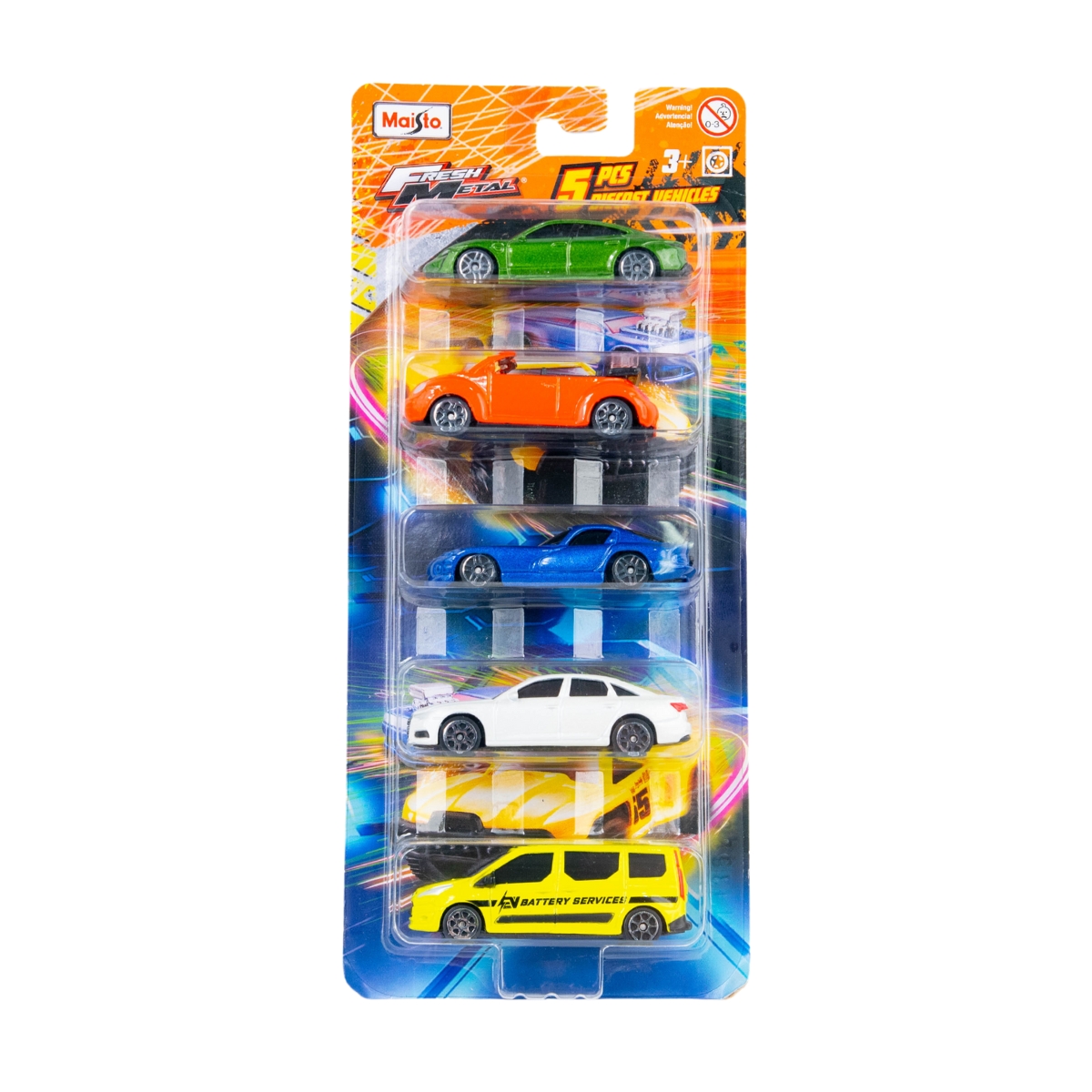 Pack 5 Uds Vehículos Maisto 7cm - 971000